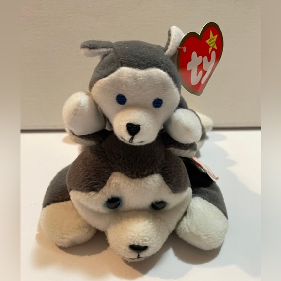 Ty | Toys | Ty Beanie Babies Original Nanook The Husky Dog Rare Pvc ...